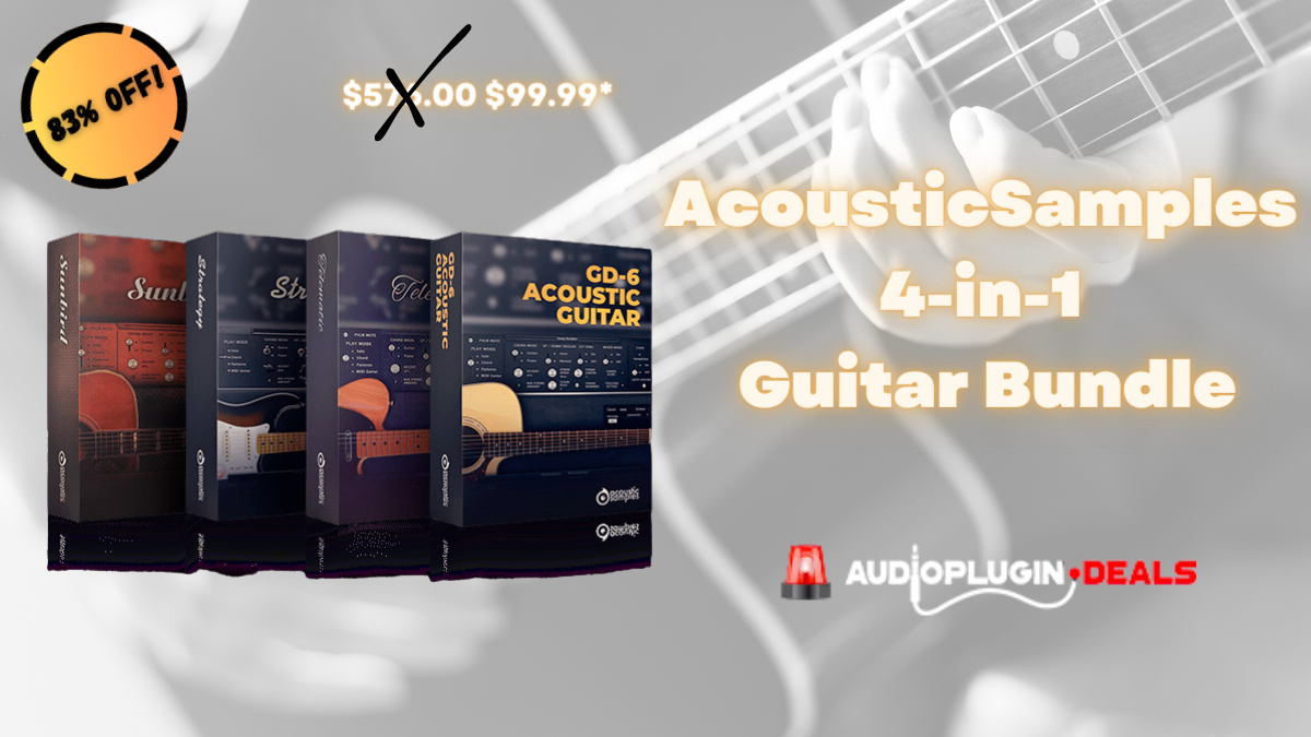 AcousticSamples 4-in-1 Guitar Bundle 83% Off! - Dawtopia